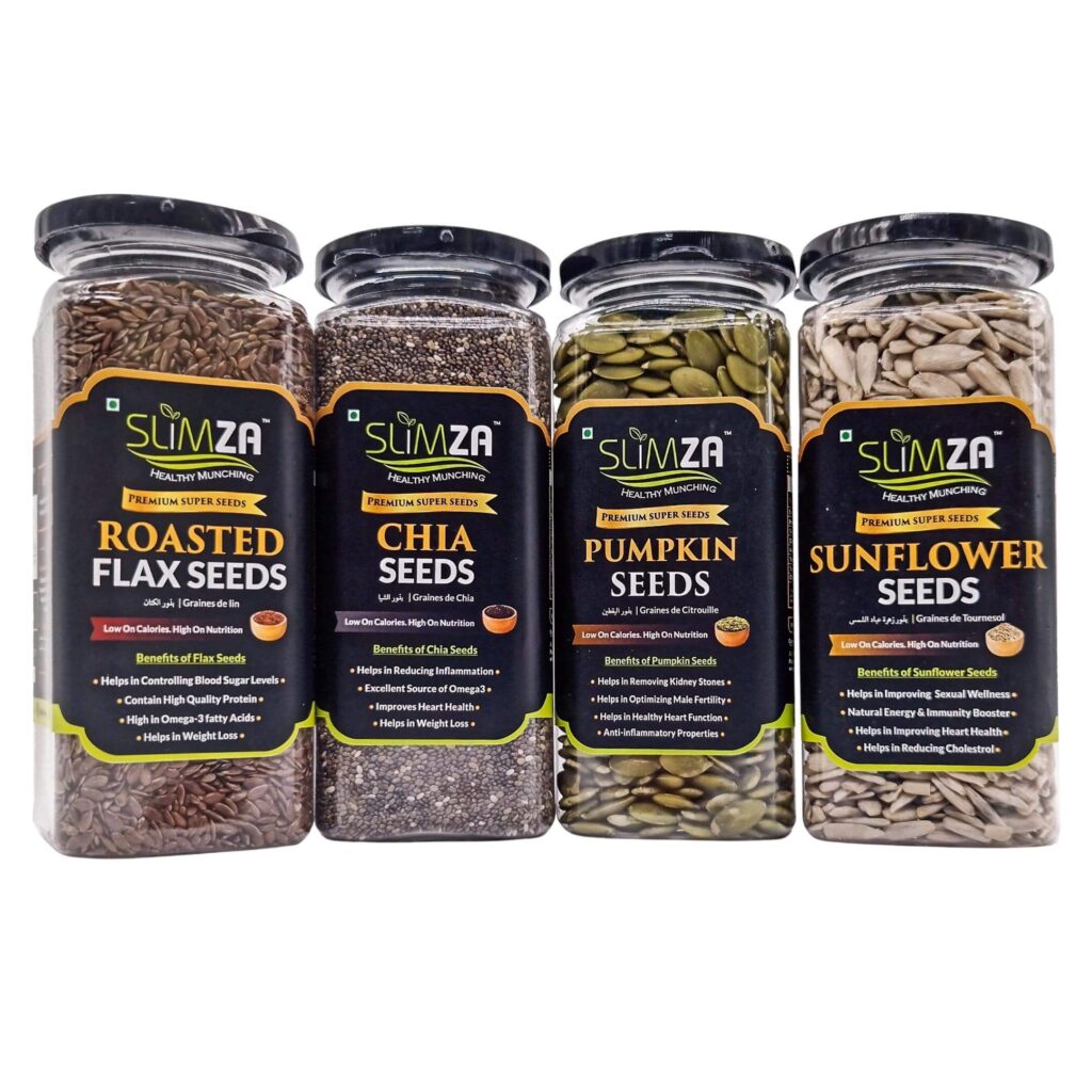 Slimza Premium Omega 3 Mix (810gm) – (4 Seeds Combo) - Slimzafoods